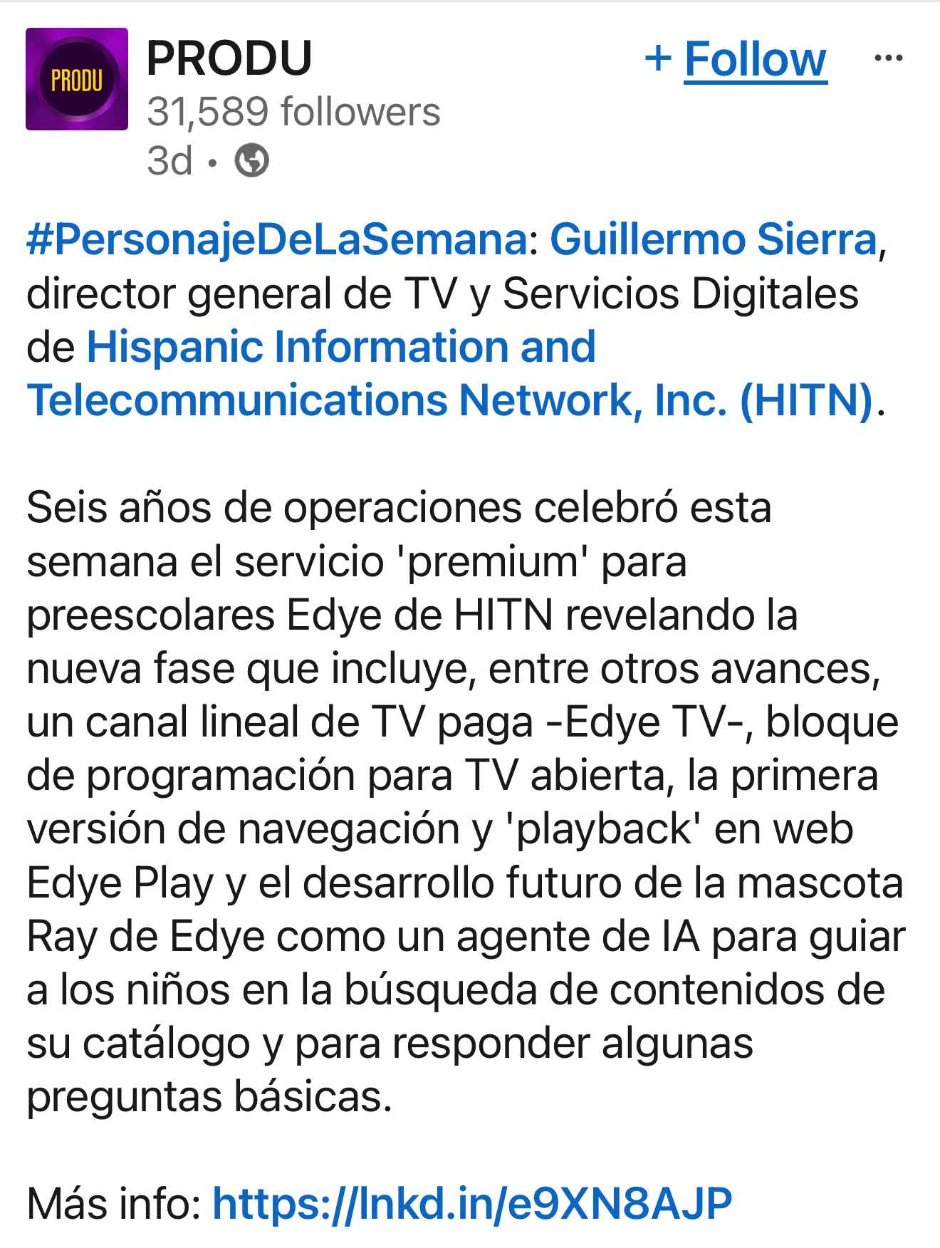 Social Media Reactions to EDYE’s Sixth Anniversary - HITN